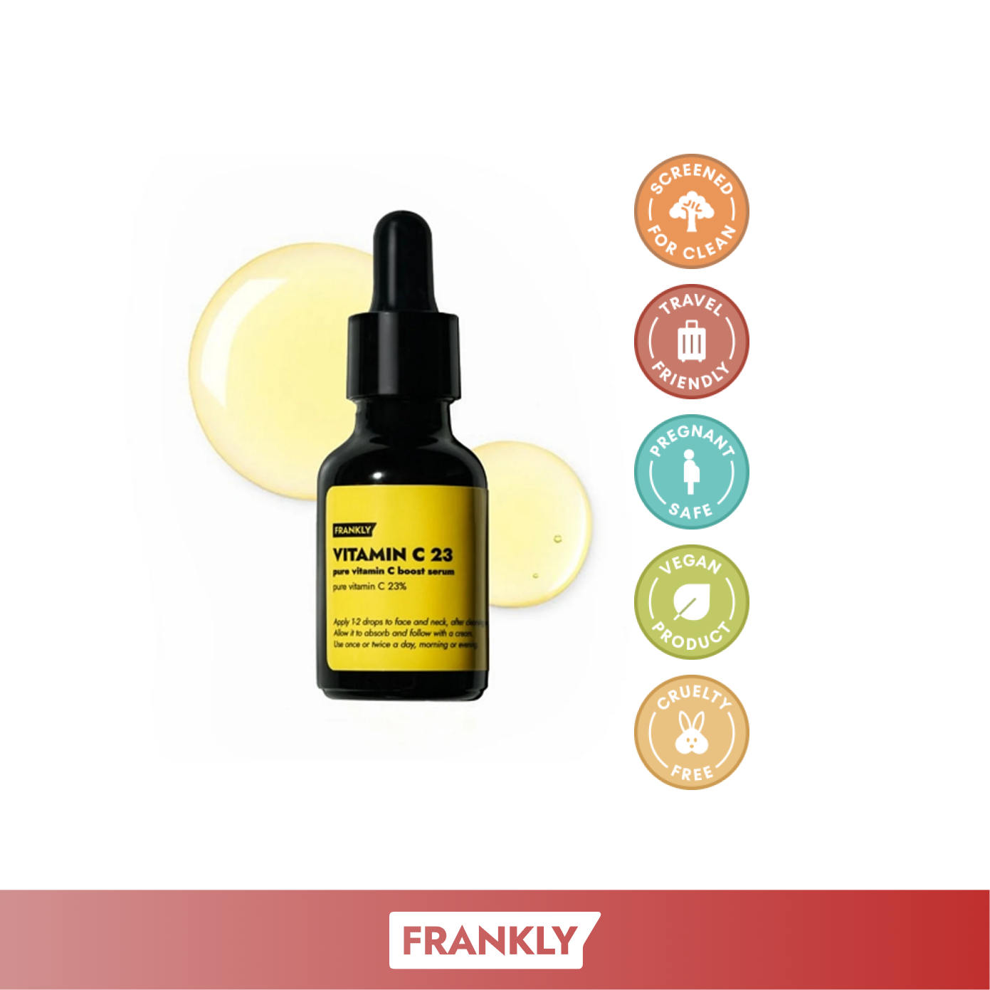 FRANKLY Vitamin C 23% Pure Vitamin C Boost Serum 15ml – Seek Space